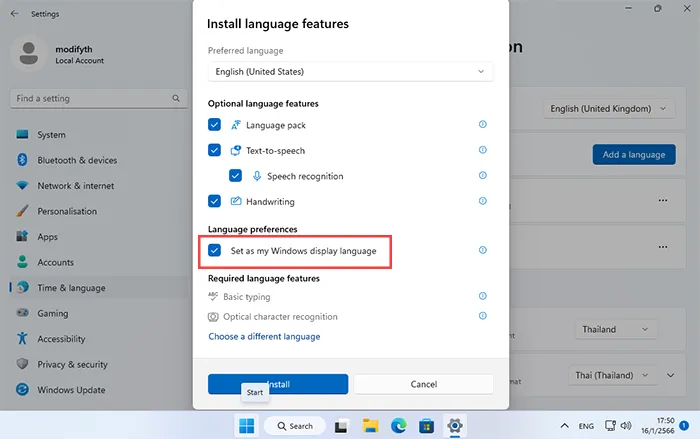 Windows 11 ตั้งค่าปุ่มเปลี่ยนภาษา ~ (Grave Accent) ไม่ได้ ทั้งที่ตั้ง ...
