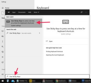 Windows 10 กดคีย์ SHIFT, CTRL, ALT, Caps Lock, Num Lock, Scroll Lock มี ...