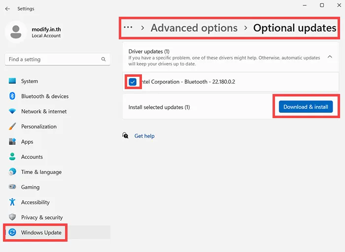 วิธีอัปเดต ติดตั้ง Driver ผ่าน Windows Update ใน Windows 11 เจอเกือบทุกอย่าง – MODIFY ...